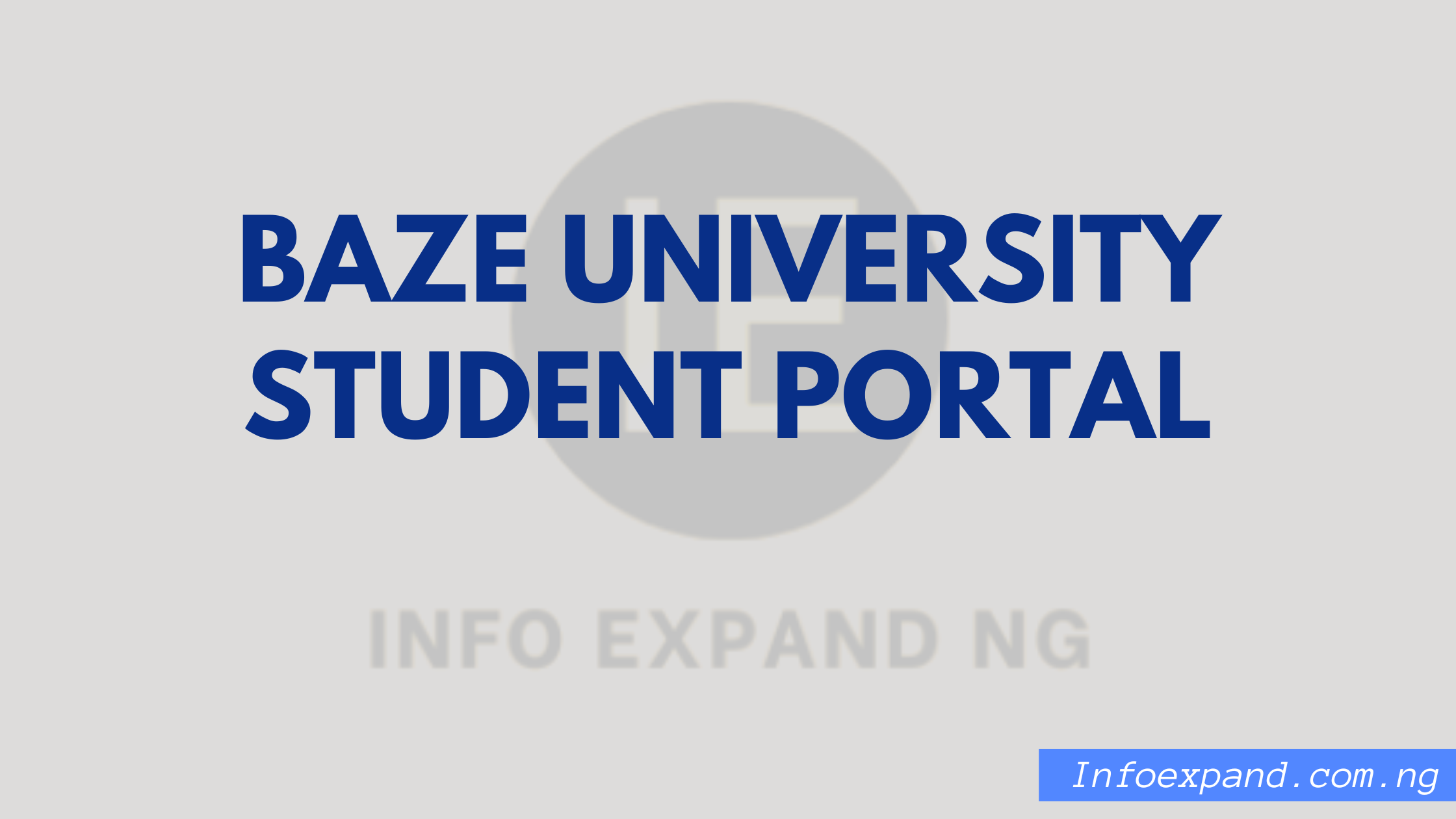 Baze University Student Portal: Complete Access and Usage Guide – Info ...